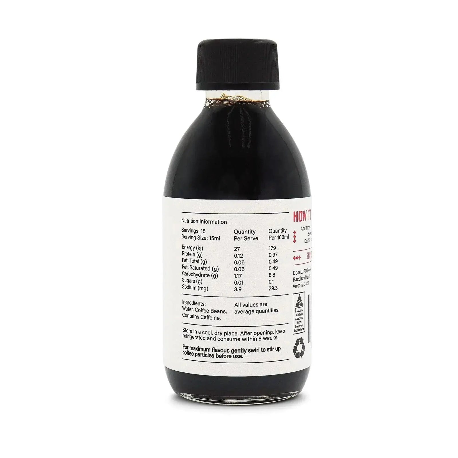 Liquid Instant Coffee – Dosed
